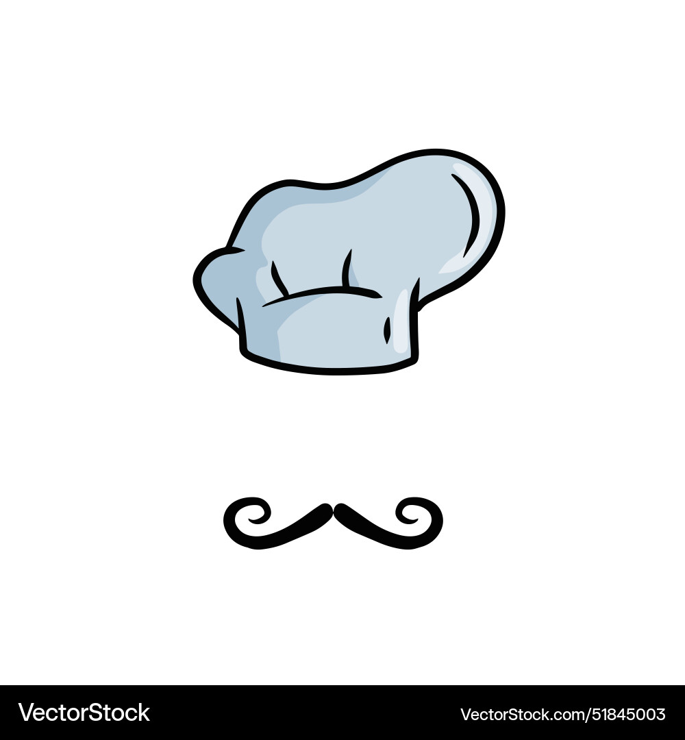 Chef cap cook sign Royalty Free Vector Image - VectorStock