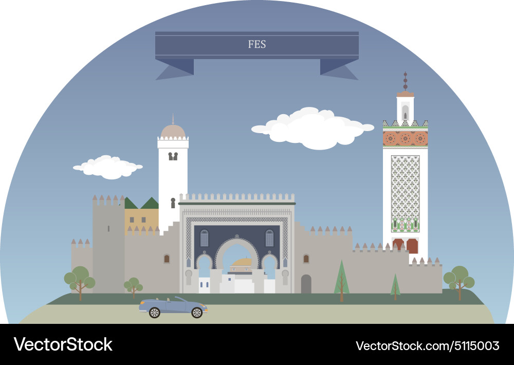 Fes Royalty Free Vector Image - VectorStock