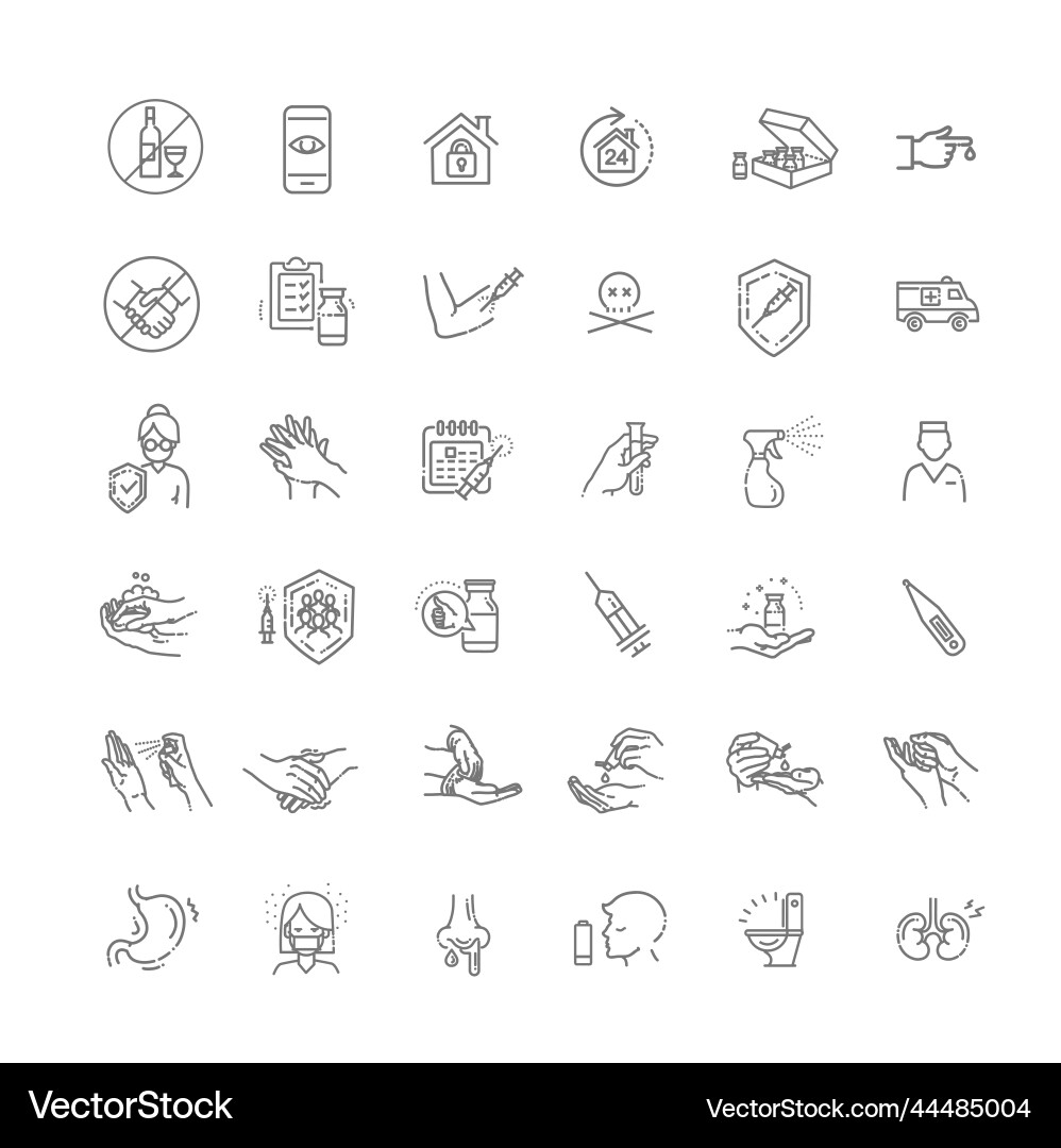 Coronavirus prevention Royalty Free Vector Image