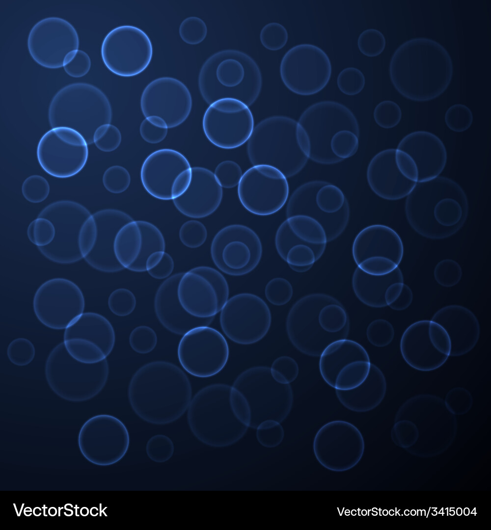 Glittery Bubble Lights Background Royalty Free Vector Image