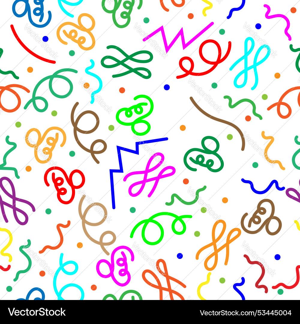 Simple childish scribble backdrop colorful Vector Image Simple childish scribble backdrop colorful Vector Image