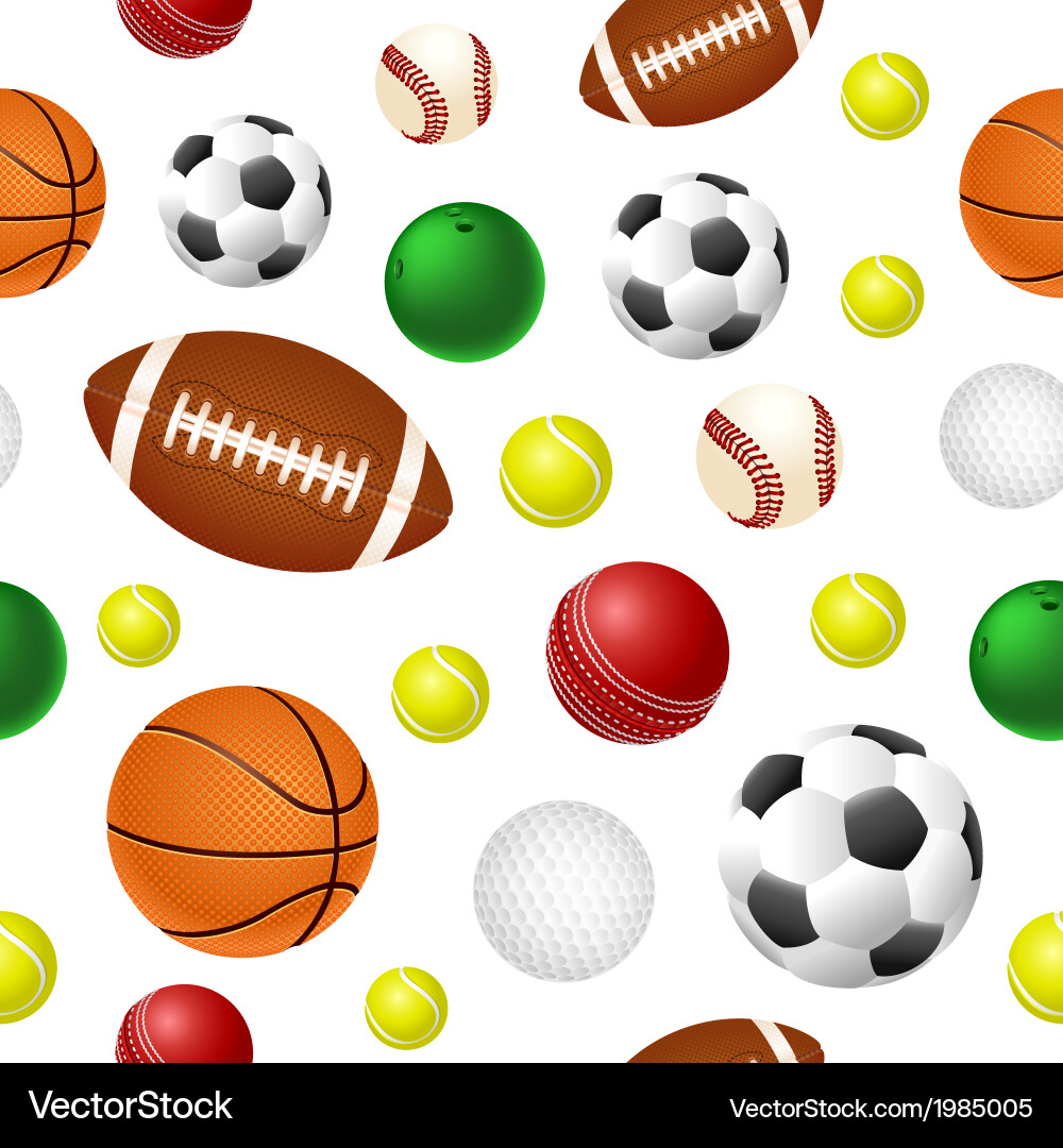 Ball background Royalty Free Vector Image - VectorStock