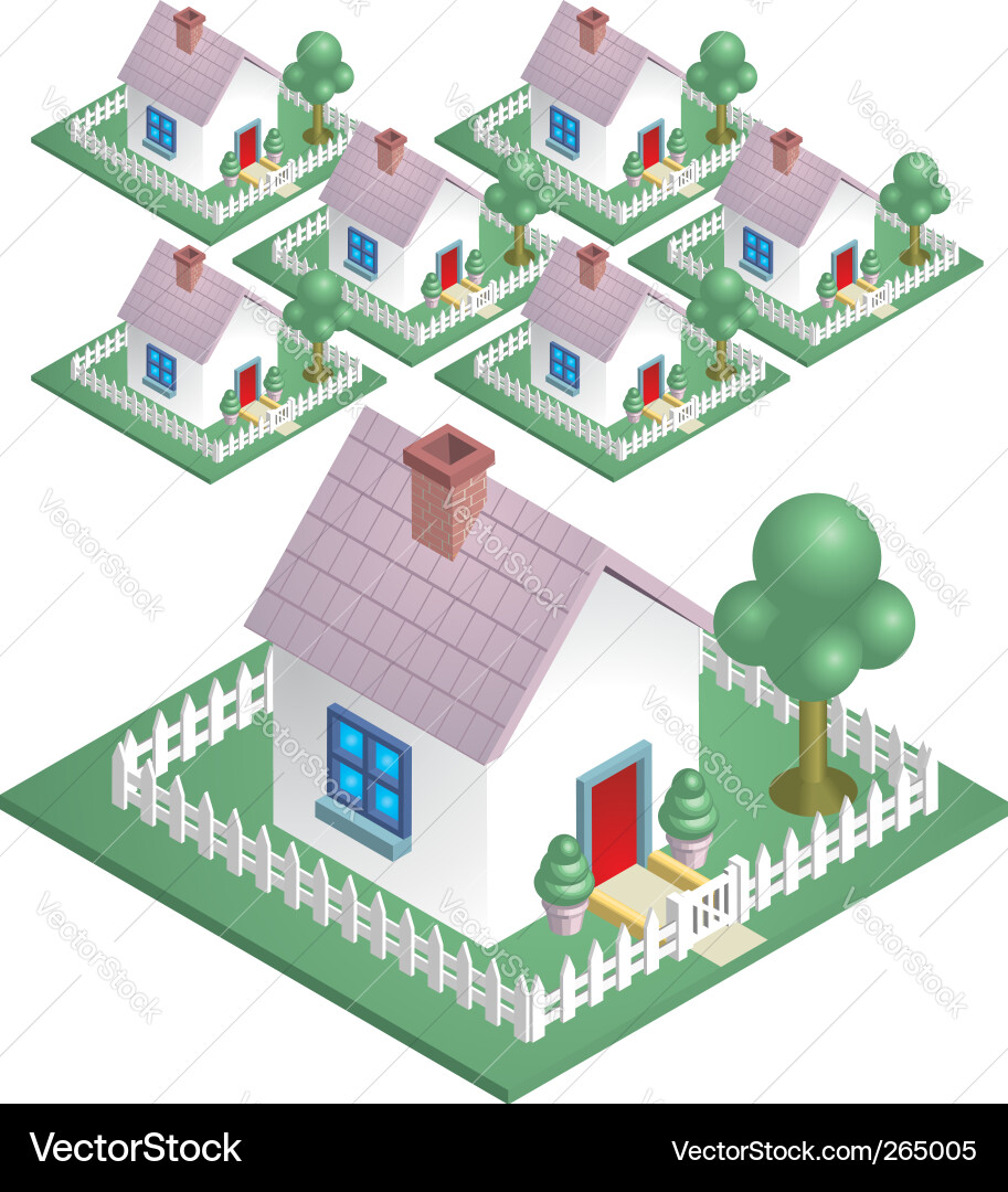 Neighborhood Royalty Free Vector Image - VectorStock