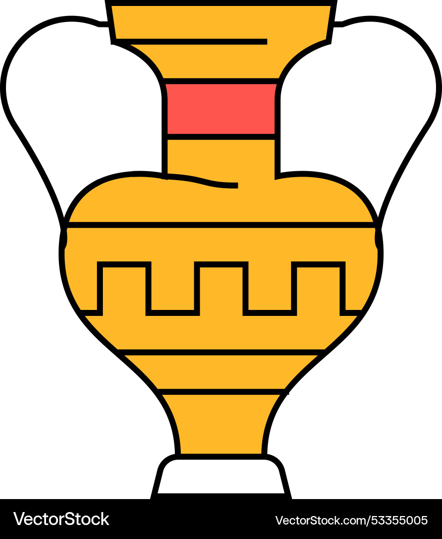 Olive oil jug icon color Royalty Free Vector Image