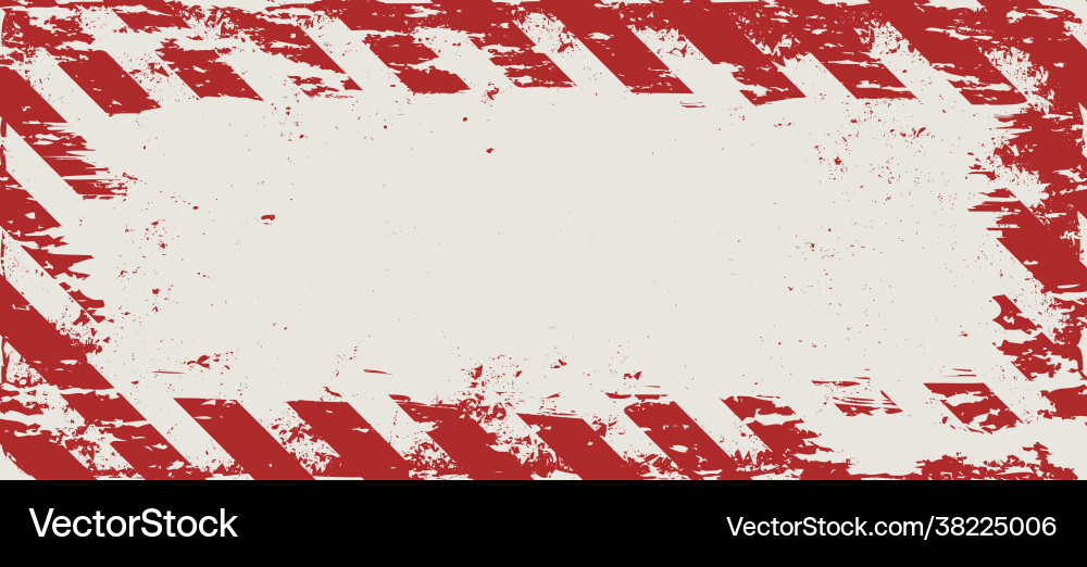 Red and White Hazard Tape Royalty Free Vector Image