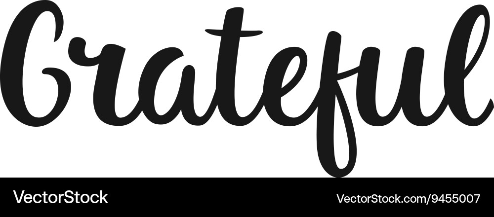 Hand drawn lettering poster Royalty Free Vector Image