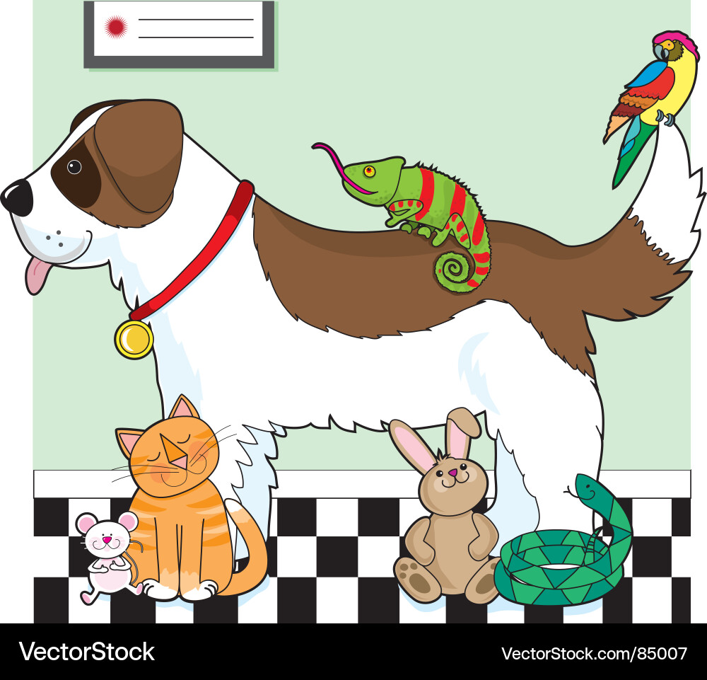 Pet group Royalty Free Vector Image - VectorStock