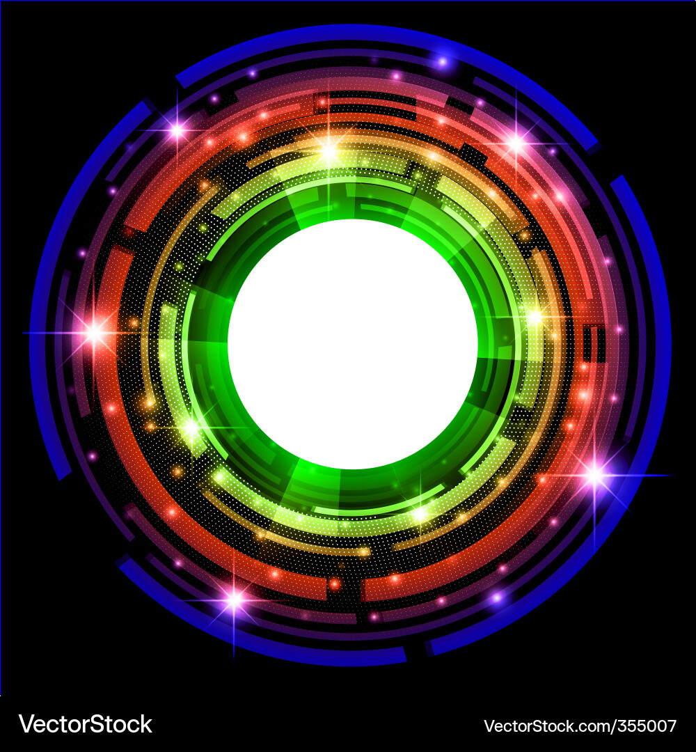 Round frame Royalty Free Vector Image - VectorStock