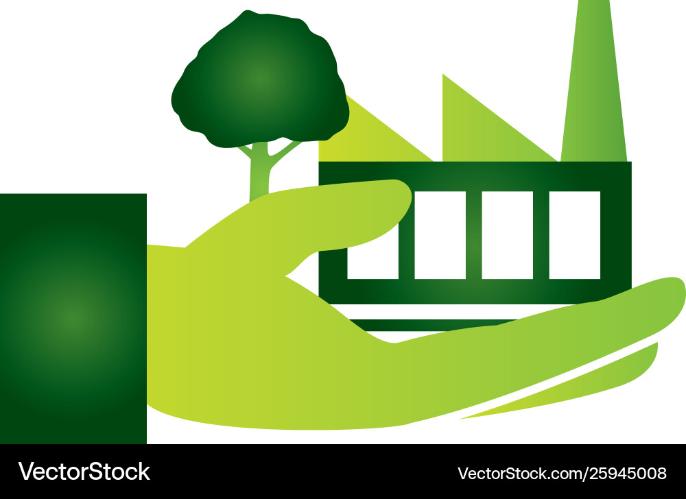 Eco friendly environment Royalty Free Vector Image