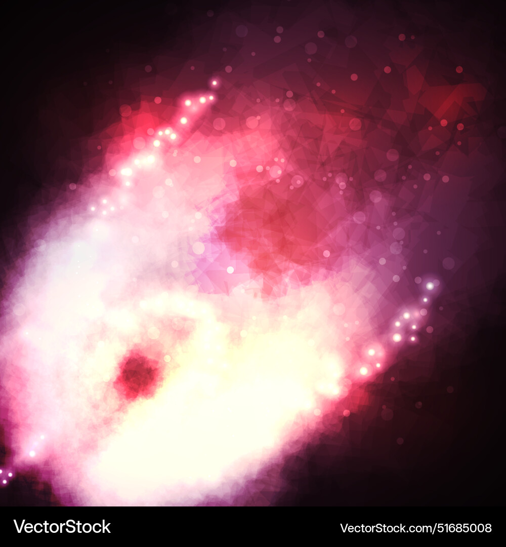 Starry background rich star forming nebula Vector Image