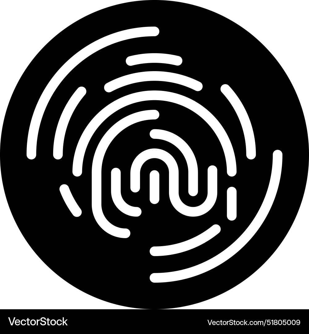 Fingerprint Royalty Free Vector Image - VectorStock