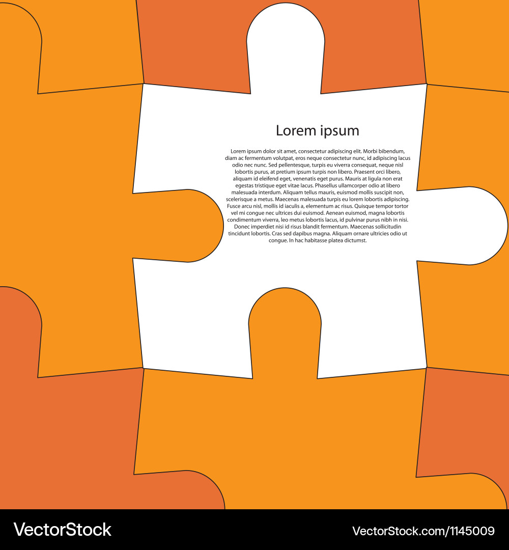 Puzzles Royalty Free Vector Image - VectorStock