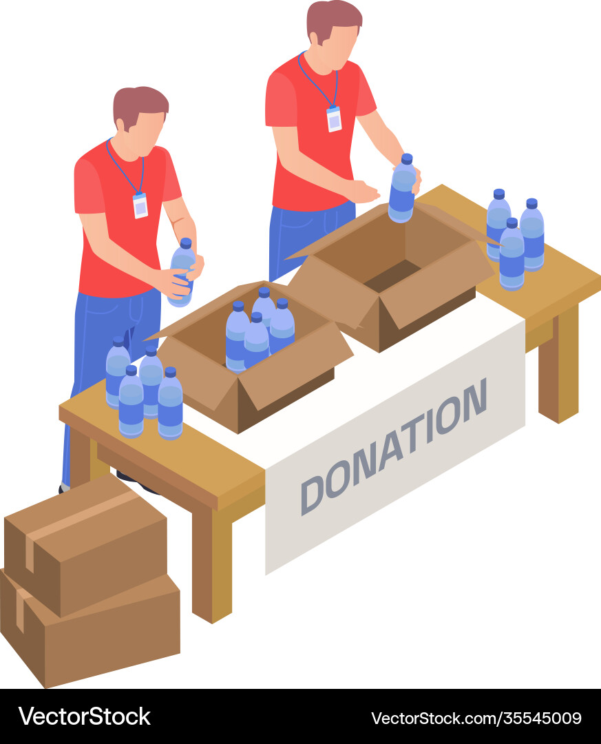 Volunteering Royalty Free Vector Image - VectorStock