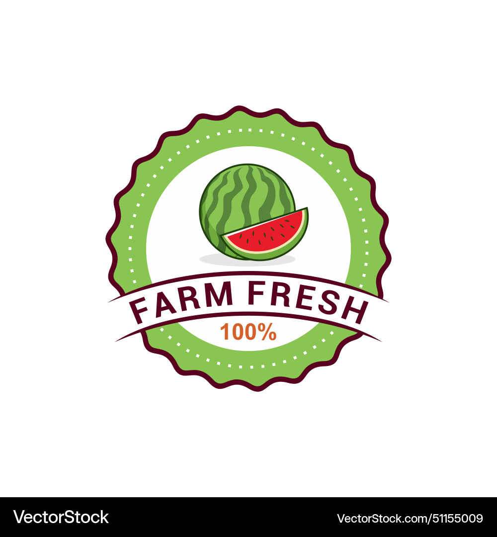 Watermelon Royalty Free Vector Image Vectorstock
