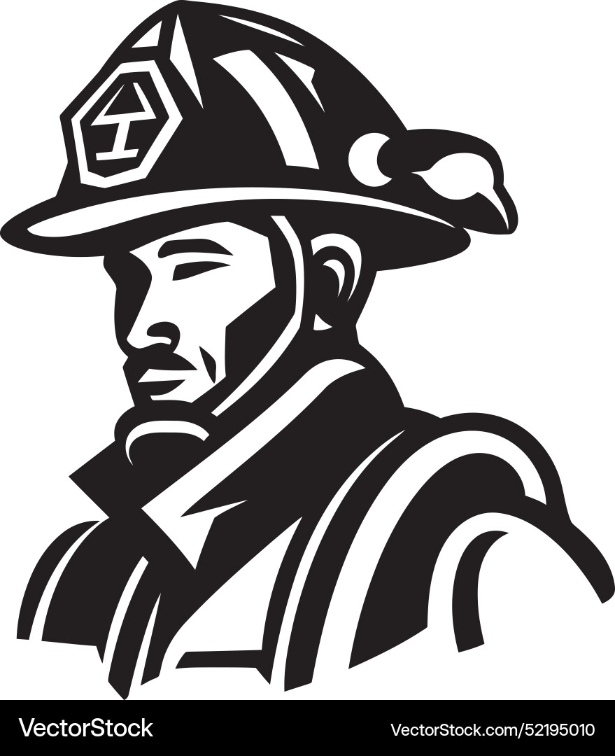 Chasing flames a firefighters pursuit – Royalty-Free Vector | VectorStock