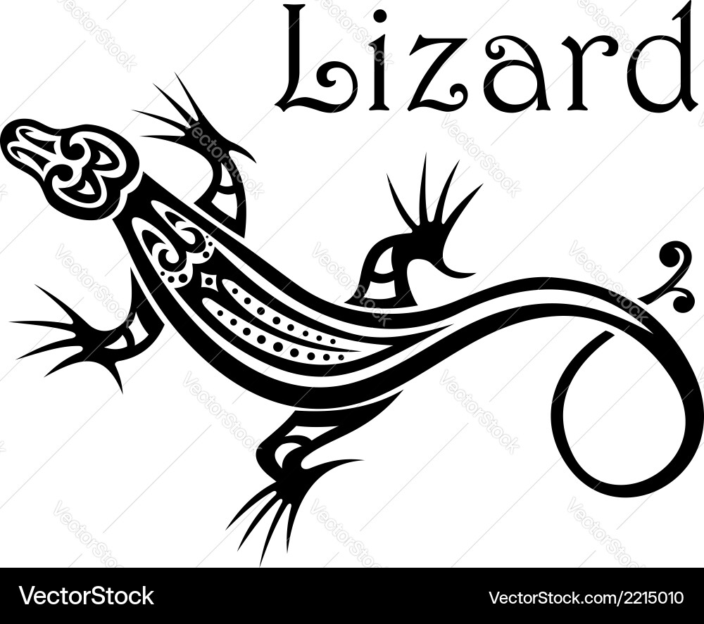 Lizard icon Royalty Free Vector Image - VectorStock