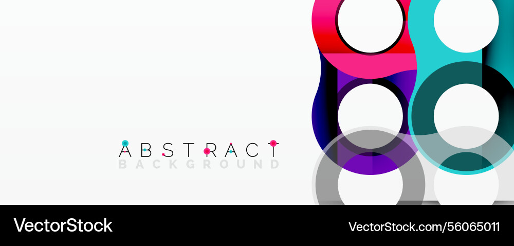 Abstract geometric pattern with interlocking Vector Image