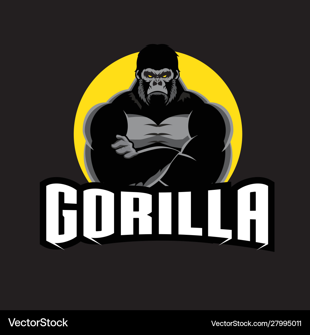 Gorilla Royalty Free Vector Image - VectorStock