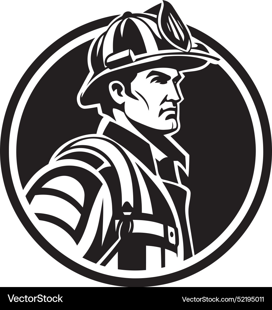 Rescue from the inferno firefighters Royalty Free Vector