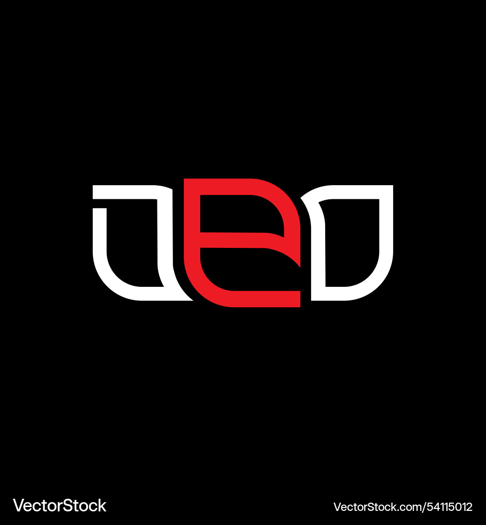 Dpo logo design simple and modern Royalty Free Vector Image