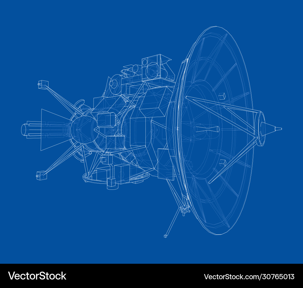 Satellite Communication Concept Royalty Free Vector Image