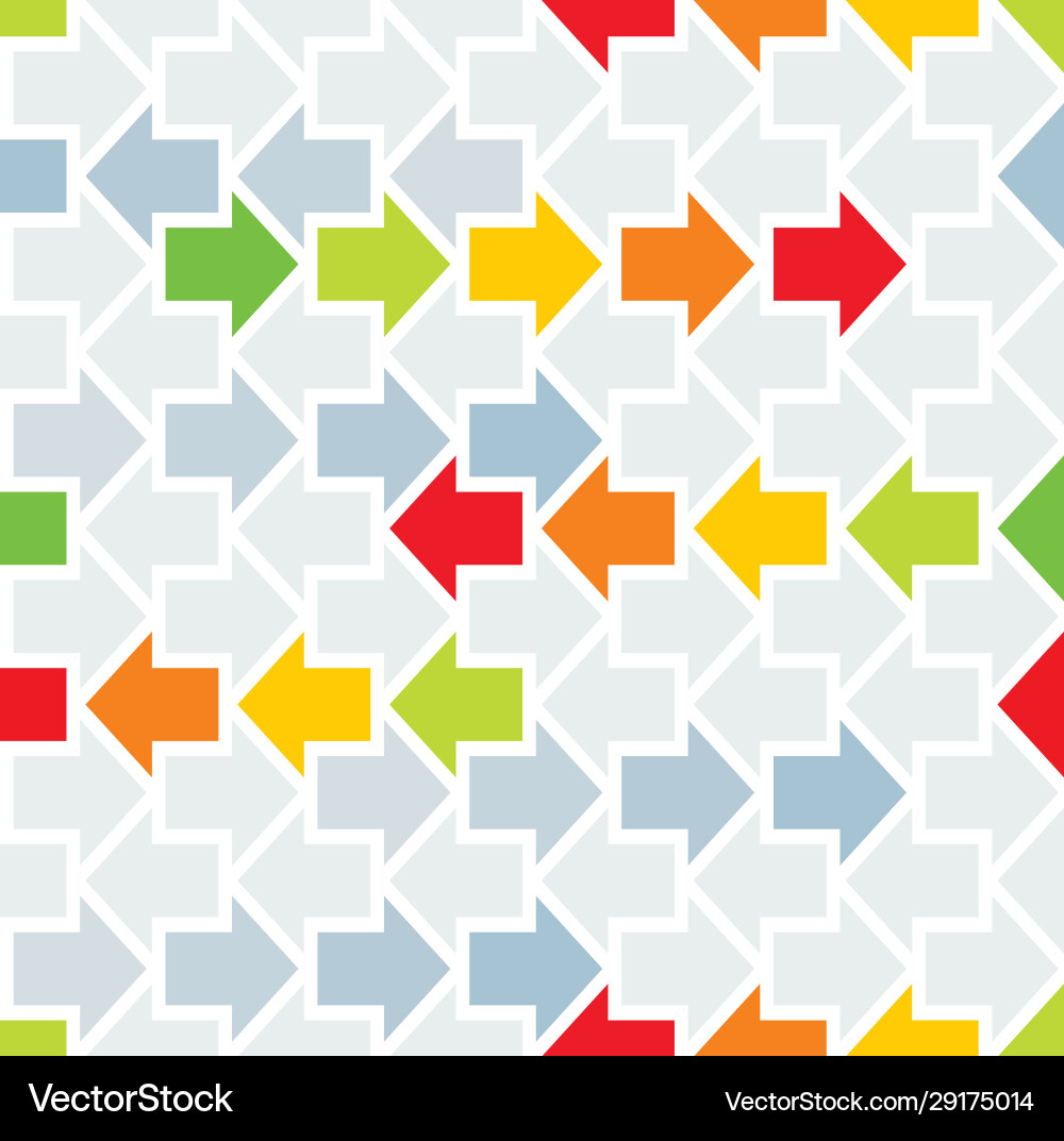 Arrow Geometric Pattern Royalty Free Vector Image