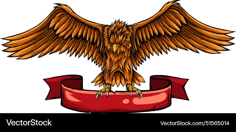 Hand draw of eagle design Royalty Free Vector Image