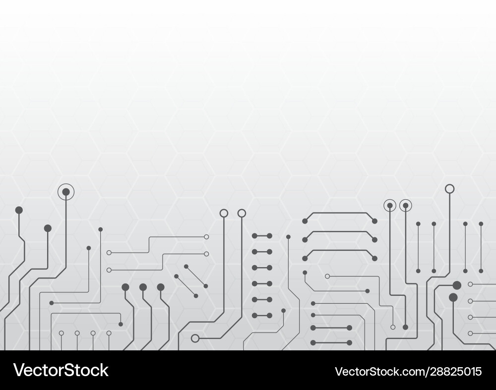 High tech technology geometric Royalty Free Vector Image