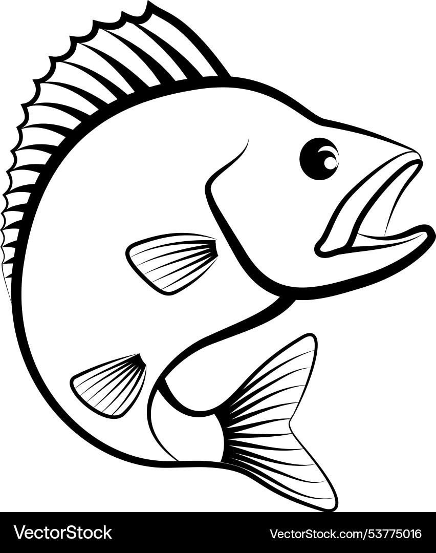 Perch Royalty Free Vector Image - VectorStock