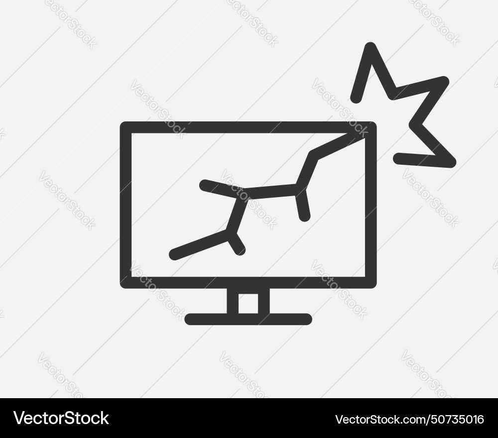 Scratched surface icon scratch resistant sign Vector Image