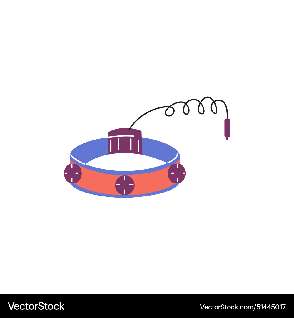 A headband with sensor Royalty Free Vector Image