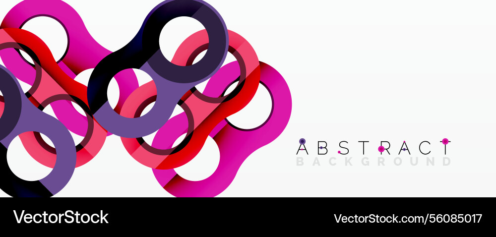 Abstract circle element composition with Vector Image