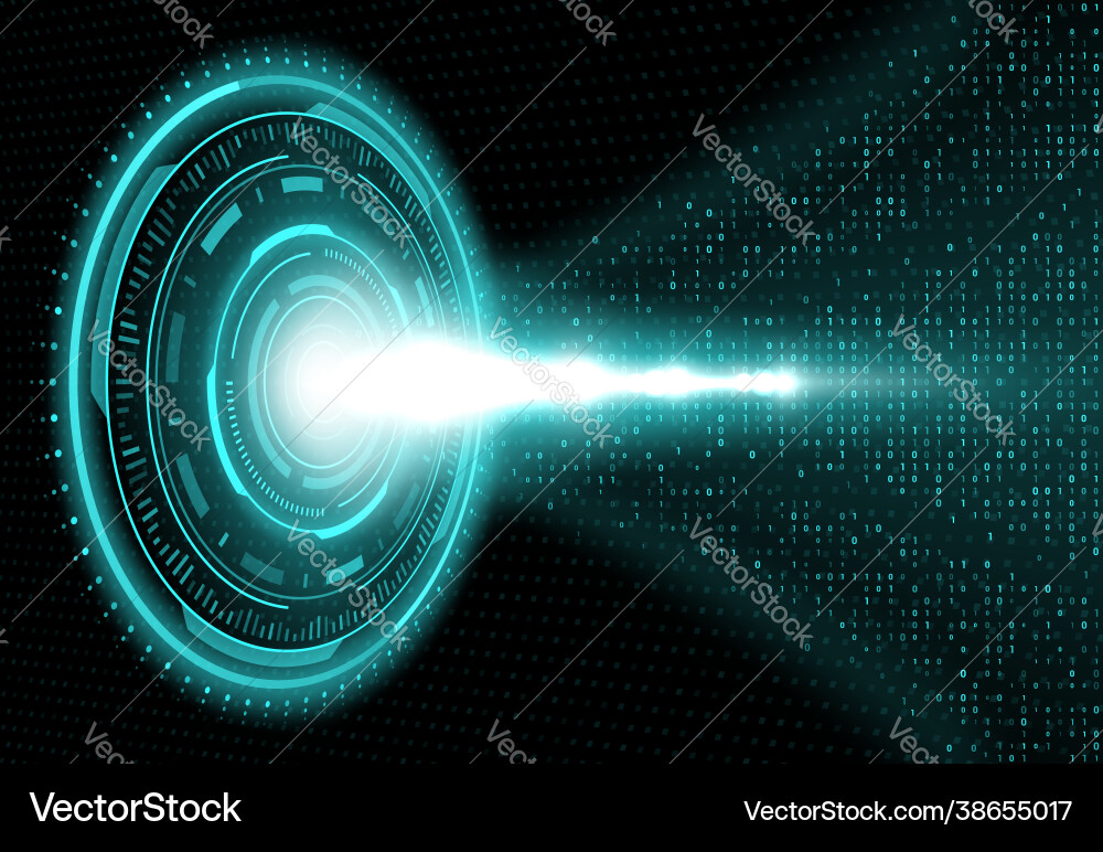 Data center cloud service technology concept Vector Image