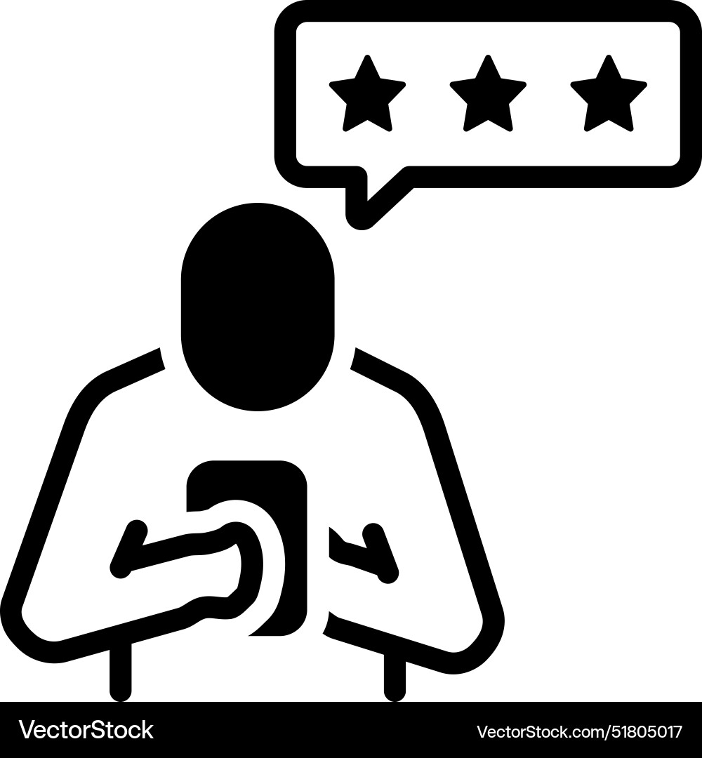 Give feedback Royalty Free Vector Image - VectorStock