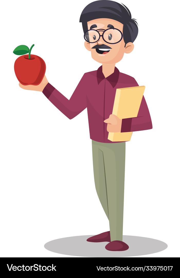 Male teacher Royalty Free Vector Image - VectorStock