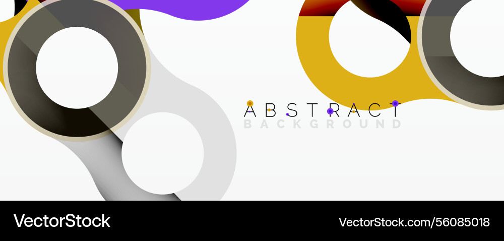 Abstract circle element composition with Vector Image