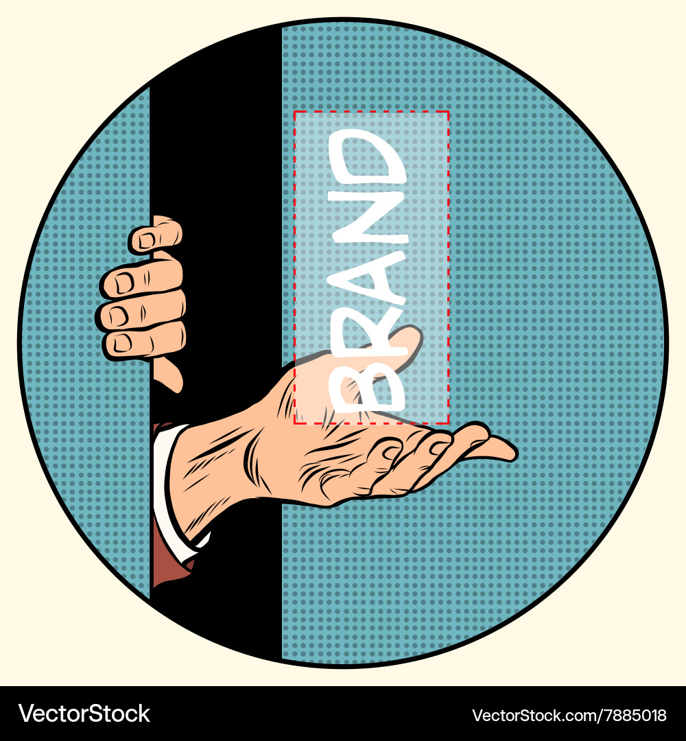 Advertising your brand here Royalty Free Vector Image