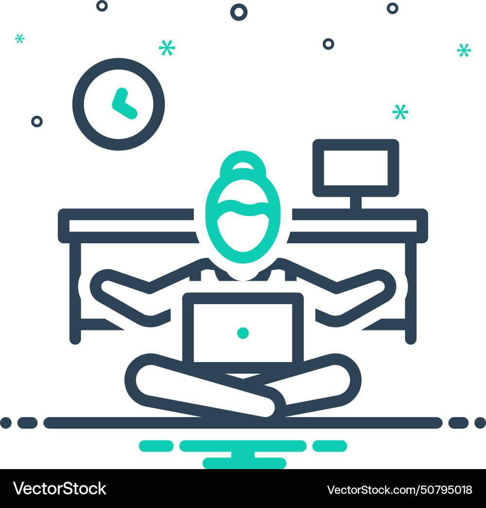 Reduce stress Royalty Free Vector Image - VectorStock