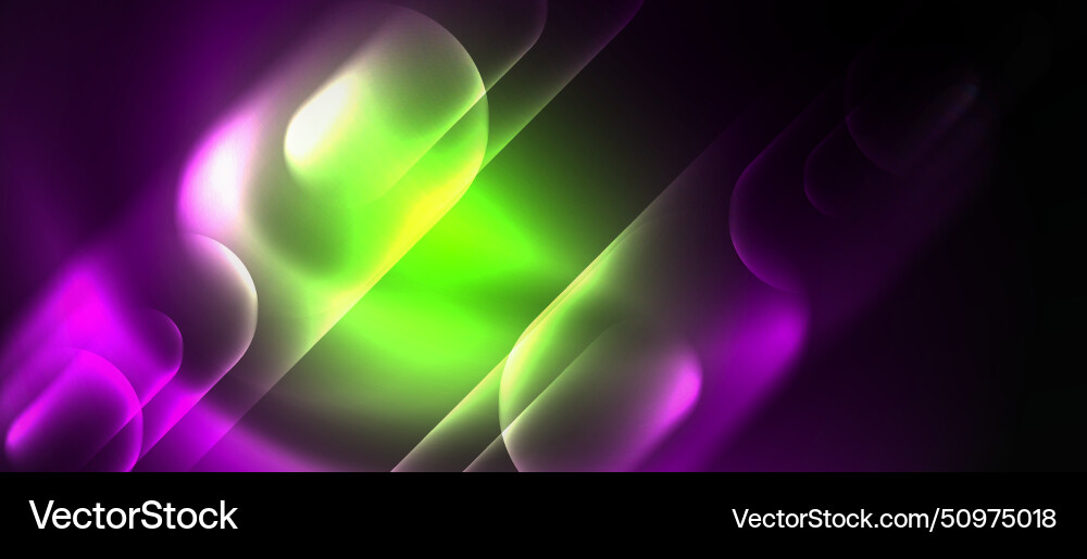 Shiny color neon glowing design Royalty Free Vector Image
