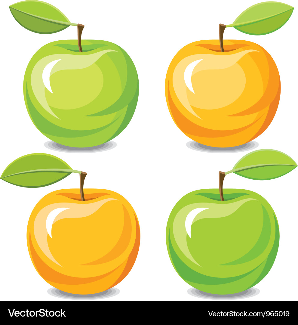 Apples Royalty Free Vector Image - VectorStock