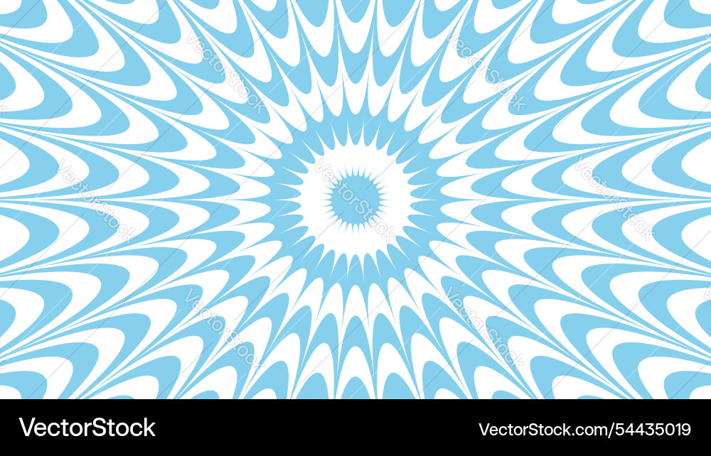 Optical illusion psychedelic circle line pattern Vector Image