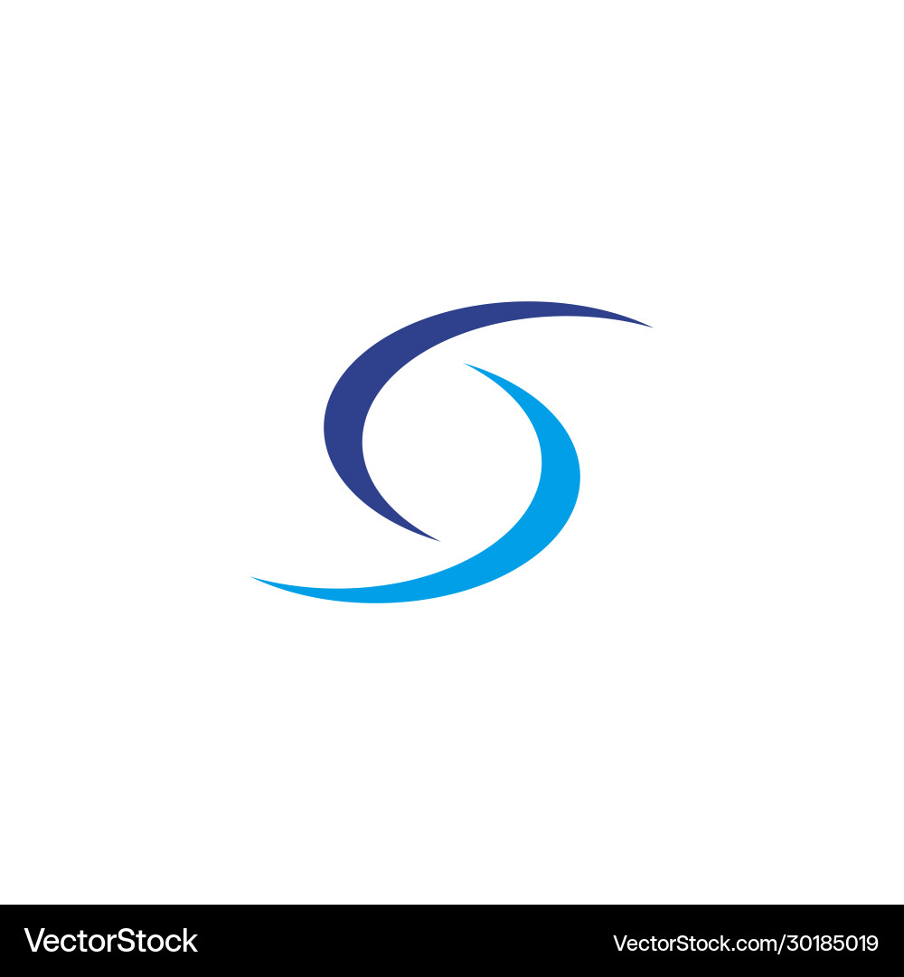 Wave icon logo design template Royalty Free Vector Image