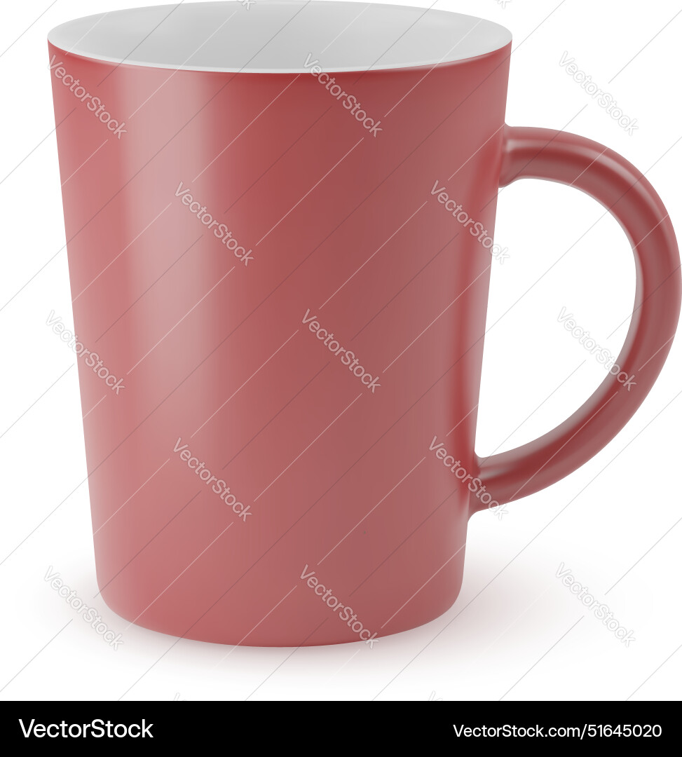 Empty cup Royalty Free Vector Image - VectorStock