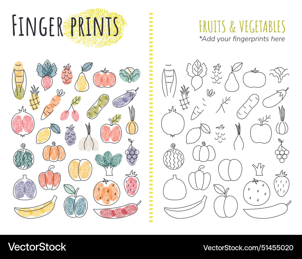 Easy Drawing For Kids How To Draw Fruits Vegetables Capsicum How To