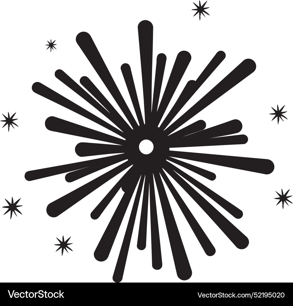 Pyrotechnic magic a night of fireworksfireworks Vector Image