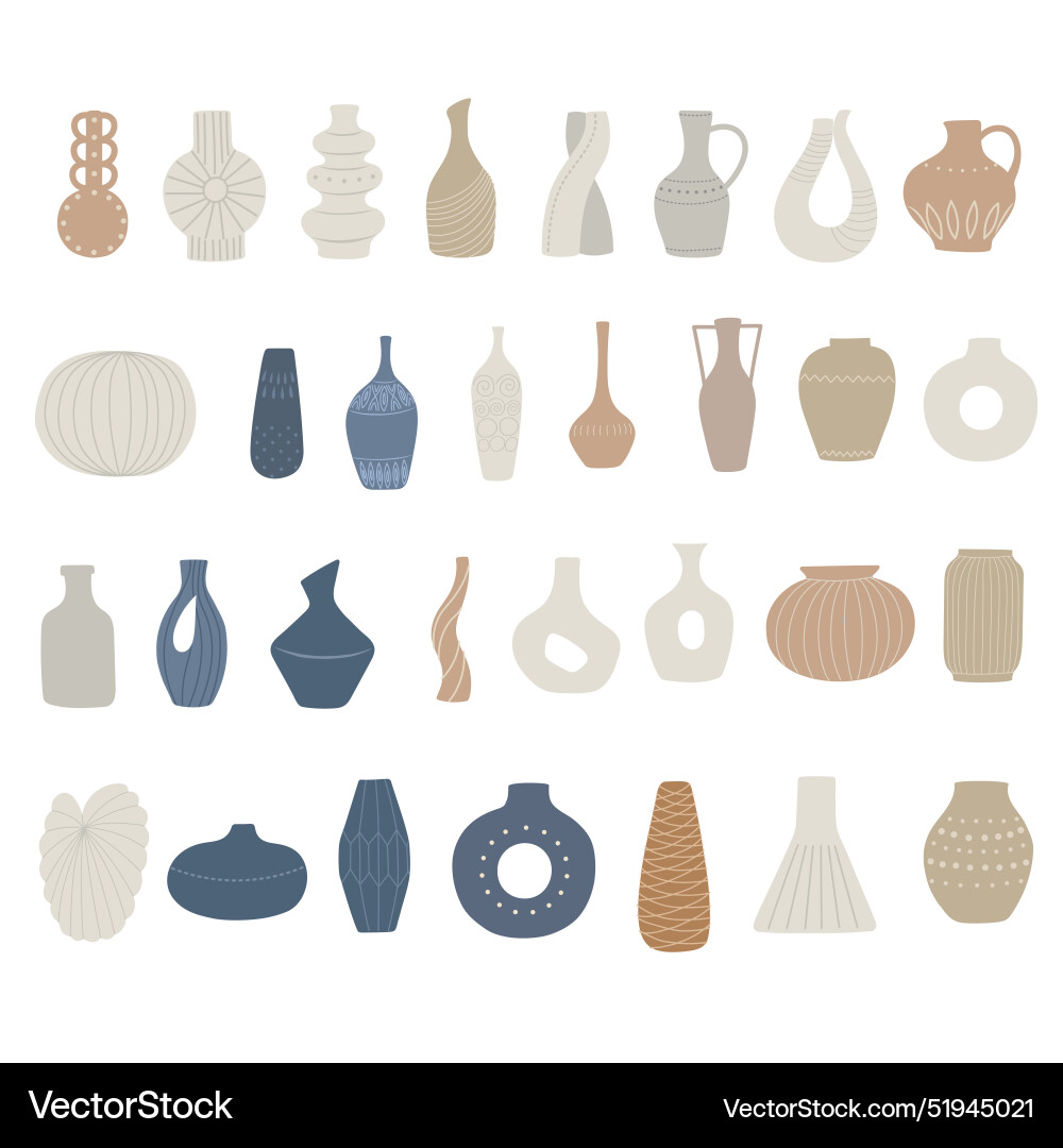 Of modern vase Royalty Free Vector Image - VectorStock