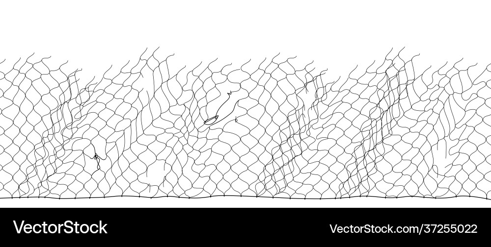 Black fisherman rope net seamless texture Vector Image