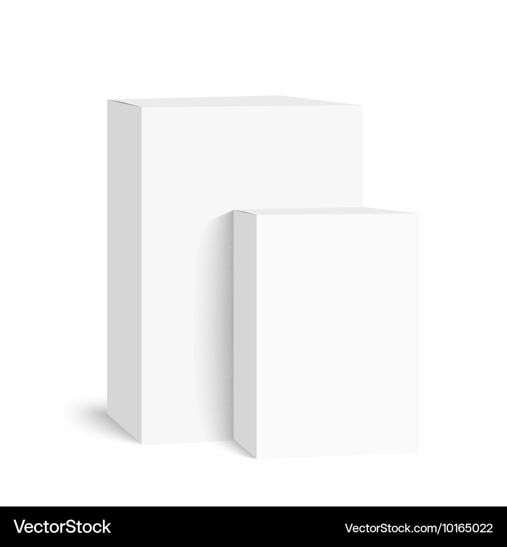Package white box Royalty Free Vector Image - VectorStock