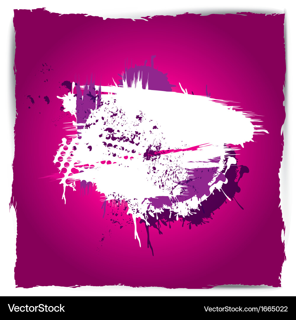 Splash on abstract background Royalty Free Vector Image