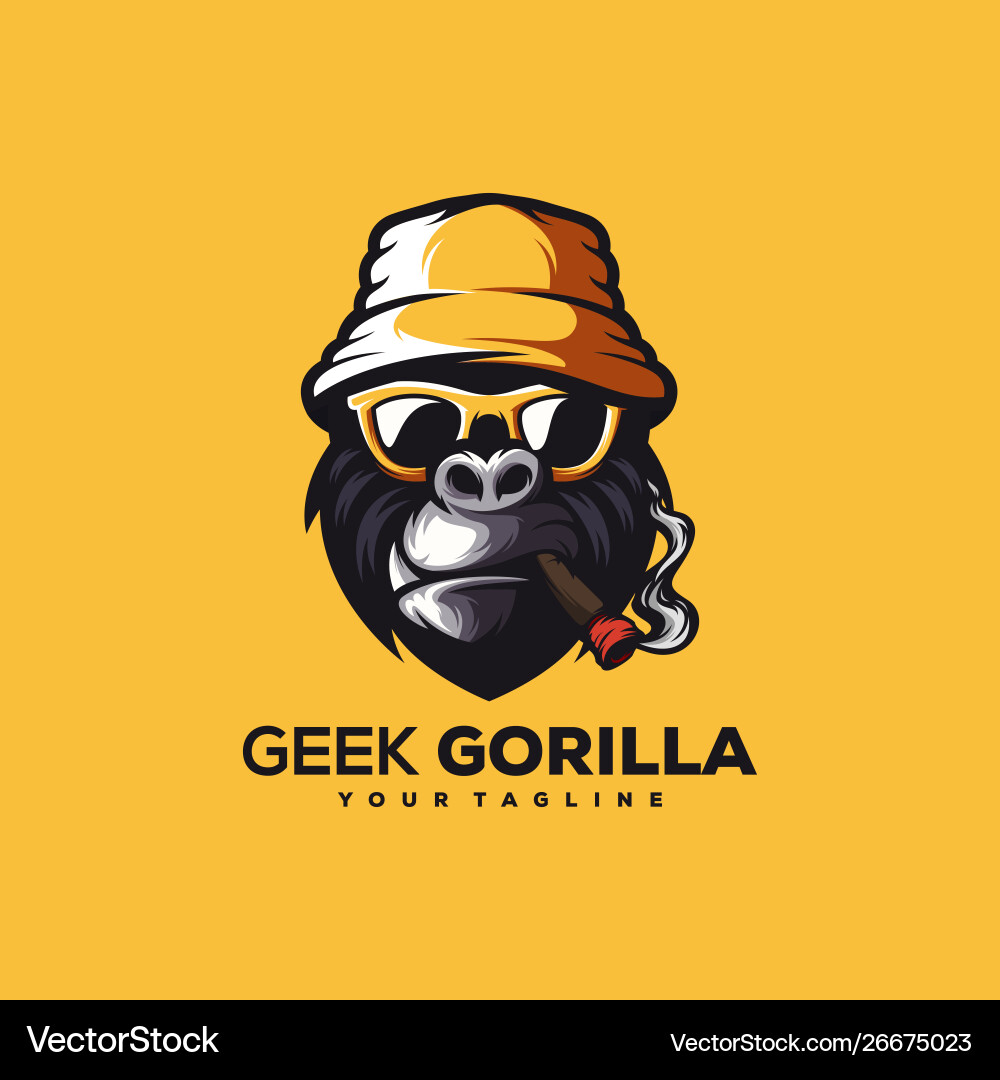 Gorilla Line Drawing Vector Images (over 2,400)